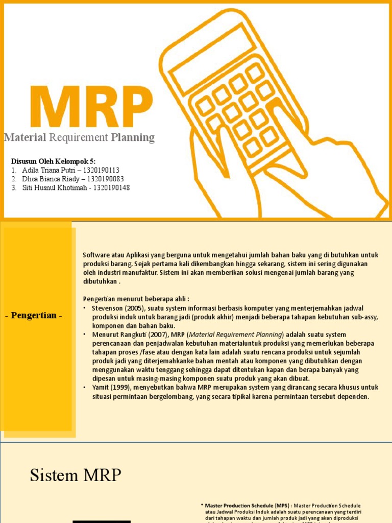 MATERIAL PLANNING | PDF