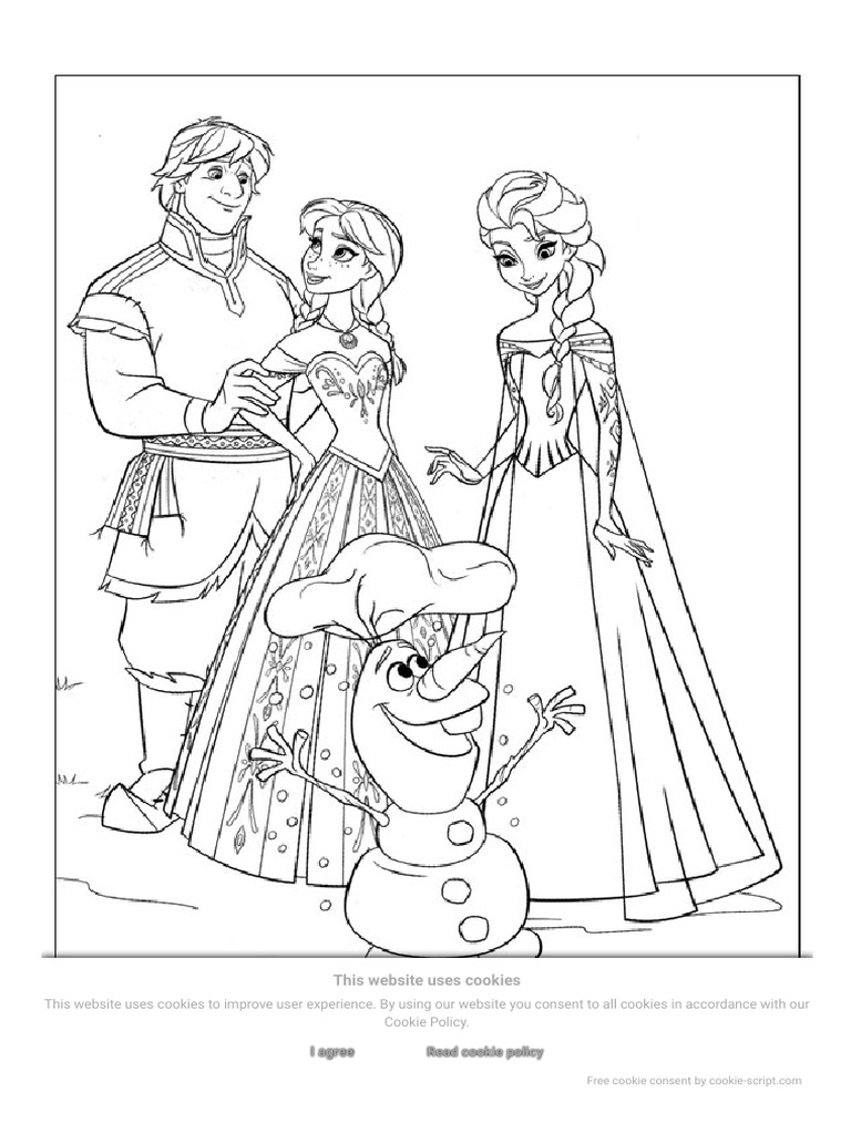 Frozen Coloring Picture | PDF