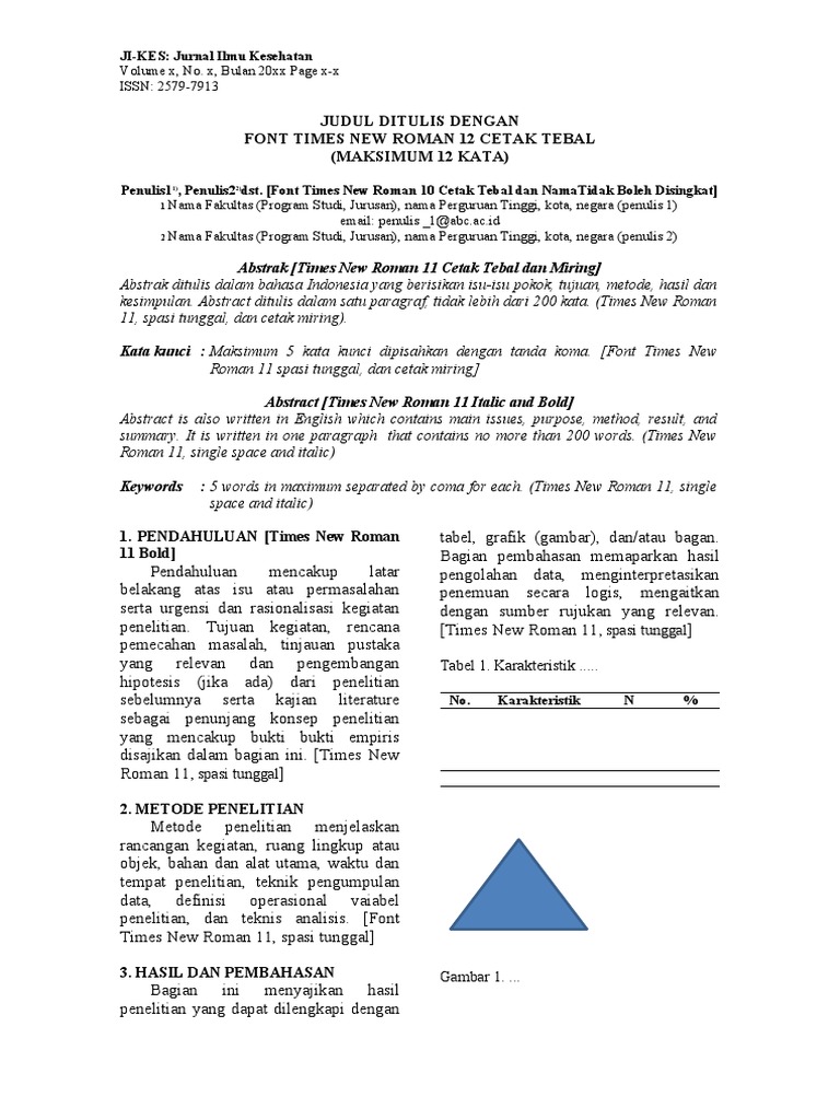 Template Ji-Kes - 2021 | PDF