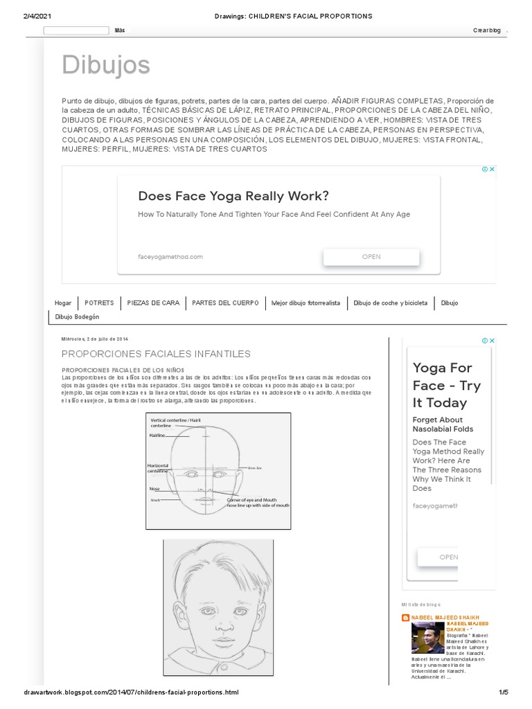 Drawings - CHILDREN'S FACIAL PROPORTIONS | PDF | Cara | Cráneo