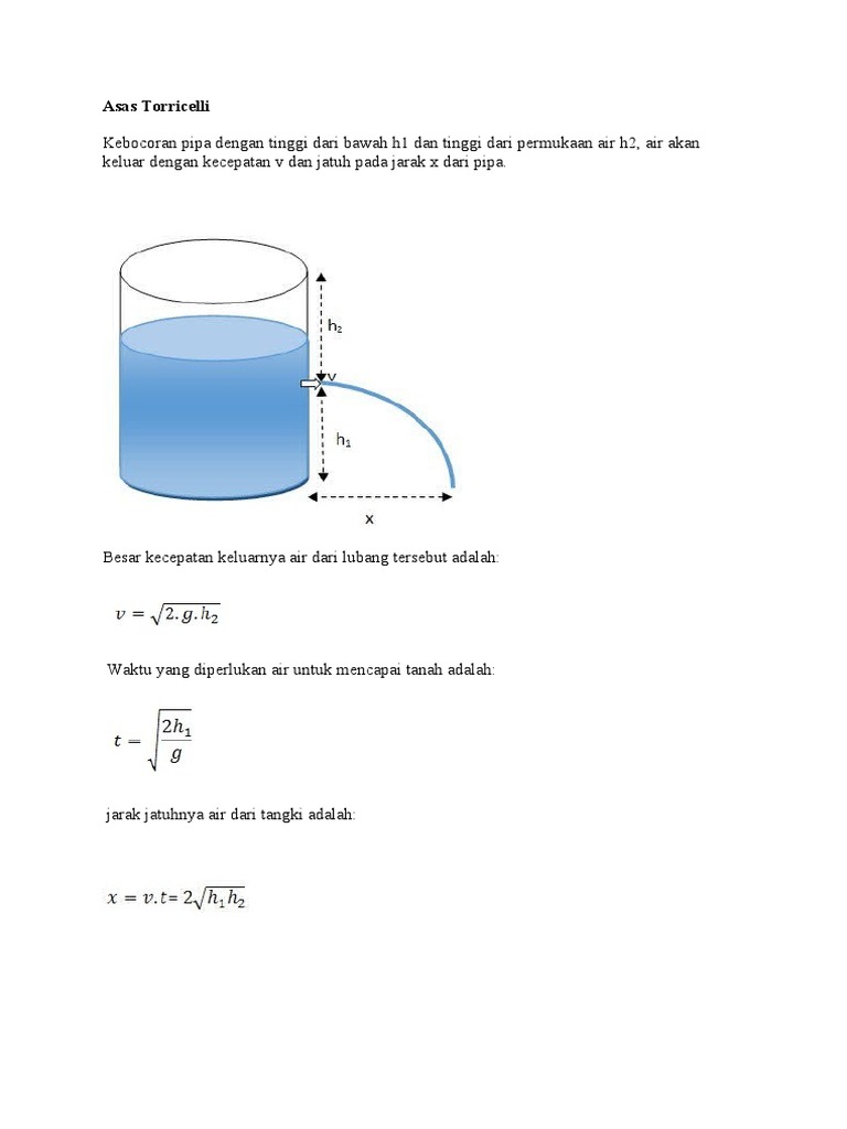 Asas Torricelli | PDF