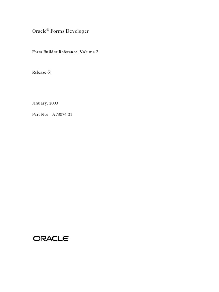 Oracle Forms Developer - Volume2 | PDF | Computer Keyboard | License