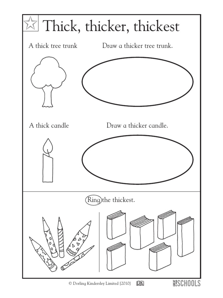 Thick, Thicker, Thickest: A Thick Tree Trunk Draw A Thicker Tree Trunk ...