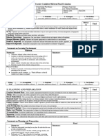 Danielson Observation Form | PDF | Educational Assessment | Teachers