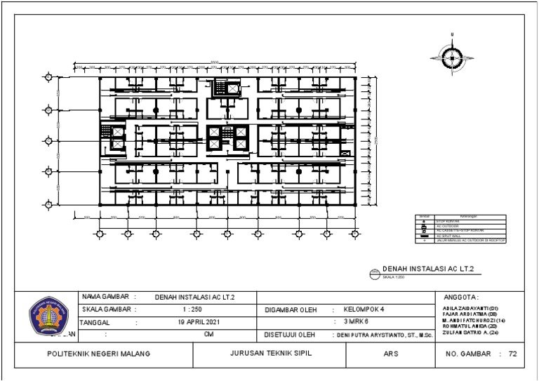 Denah Instalasi Ac LT.2 | PDF
