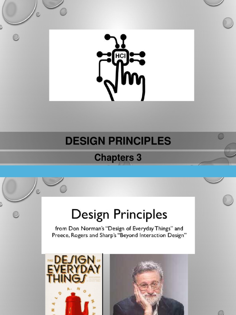 Chapter 3 Design Principles | PDF | Human–Computer Interaction | User ...