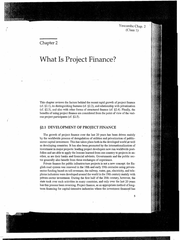 What Is Project Finance | PDF | Project Finance | Leverage (Finance)