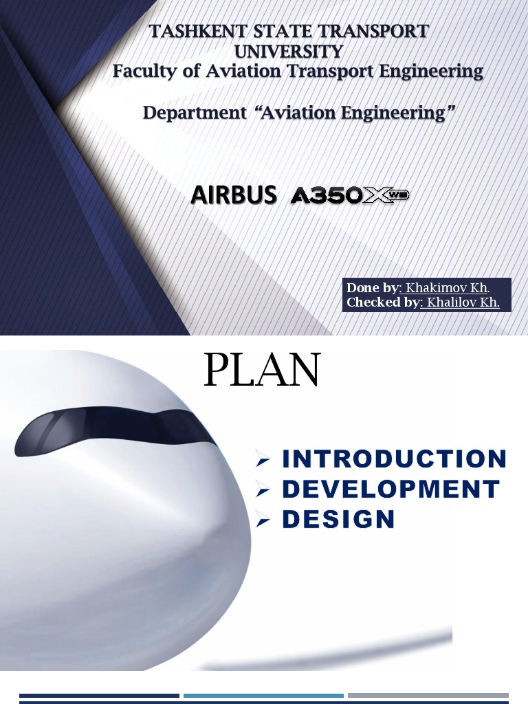Design and Characteristics of the Airbus A350 XWB | PDF | Aeronautics ...