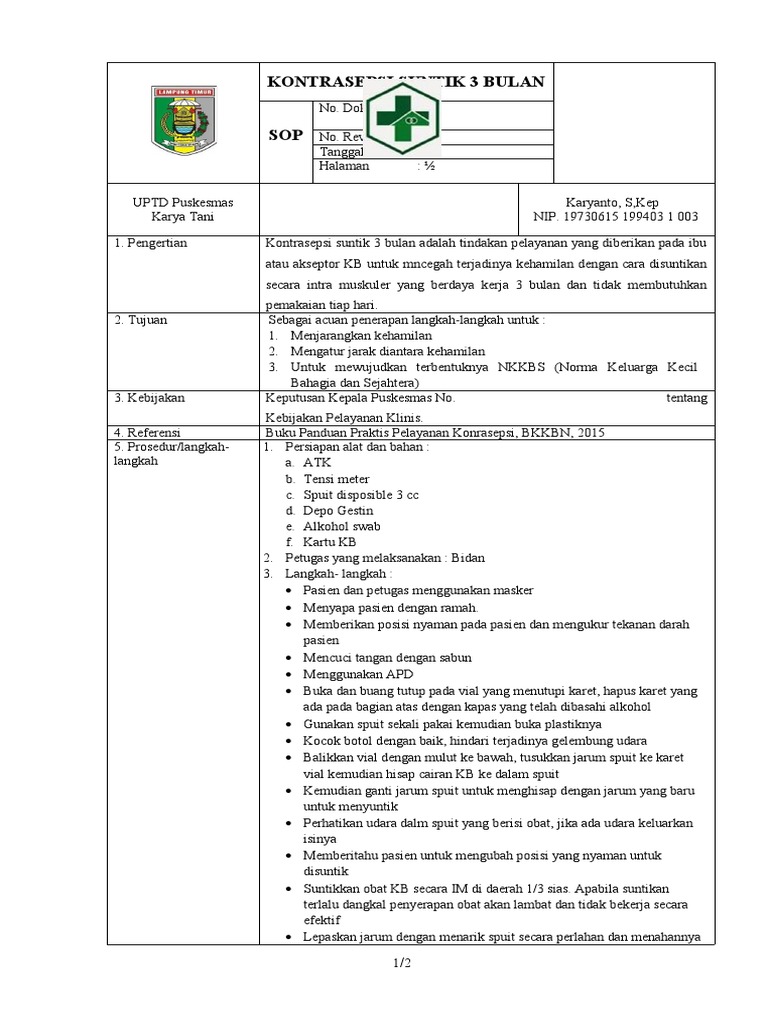 Sop SUNTIK 3 Bulan | PDF