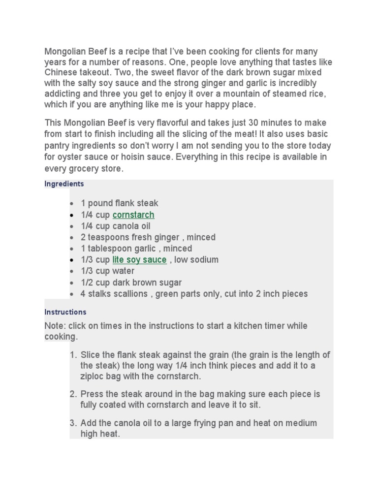 How To Cook Good Food | PDF