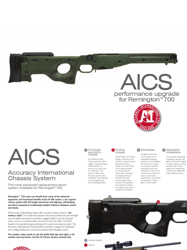 Aics Brochure | PDF | Chassis | Rifle