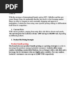 KFC Vision and Mission Analysis | PDF | Market (Economics) | Innovation