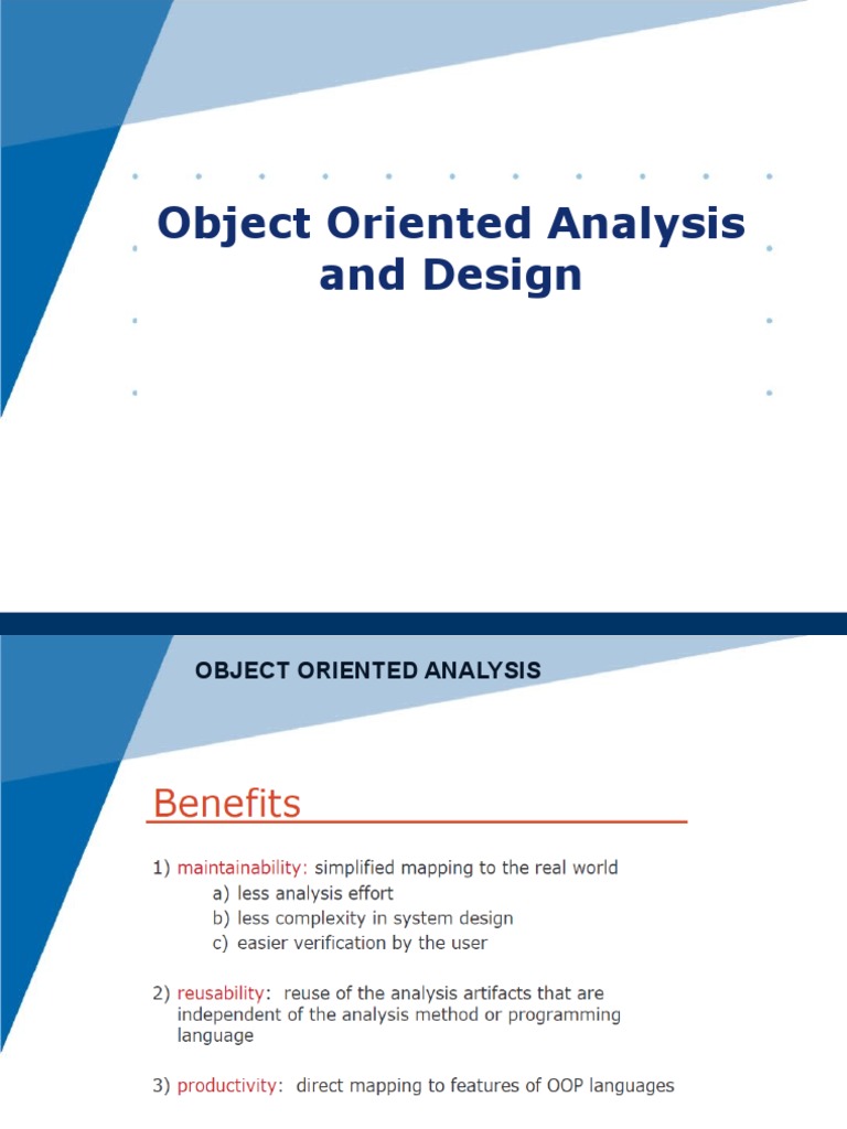 Object Oriented Analysis and Design | Download Free PDF | Use Case | Automated Teller Machine