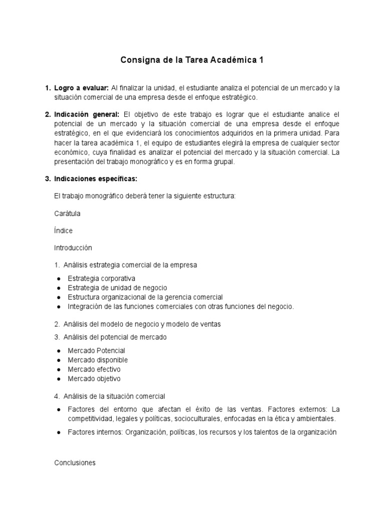GC - AN94 - Consigna TA1 - 21C1M | PDF | Empresas | Modelo de negocio