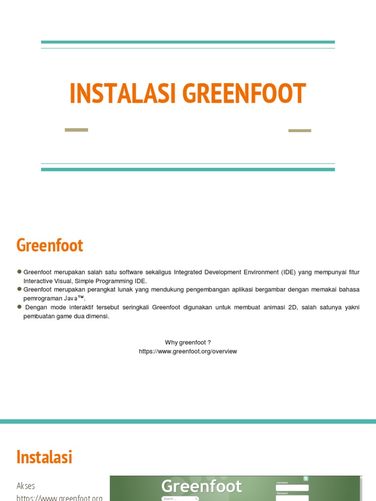 Pertemuan 5 - Instalasi Greenfoot | PDF
