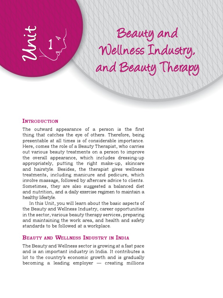 Beauty and Wellness Industry, and Beauty Therapy: Ntroduction | PDF ...