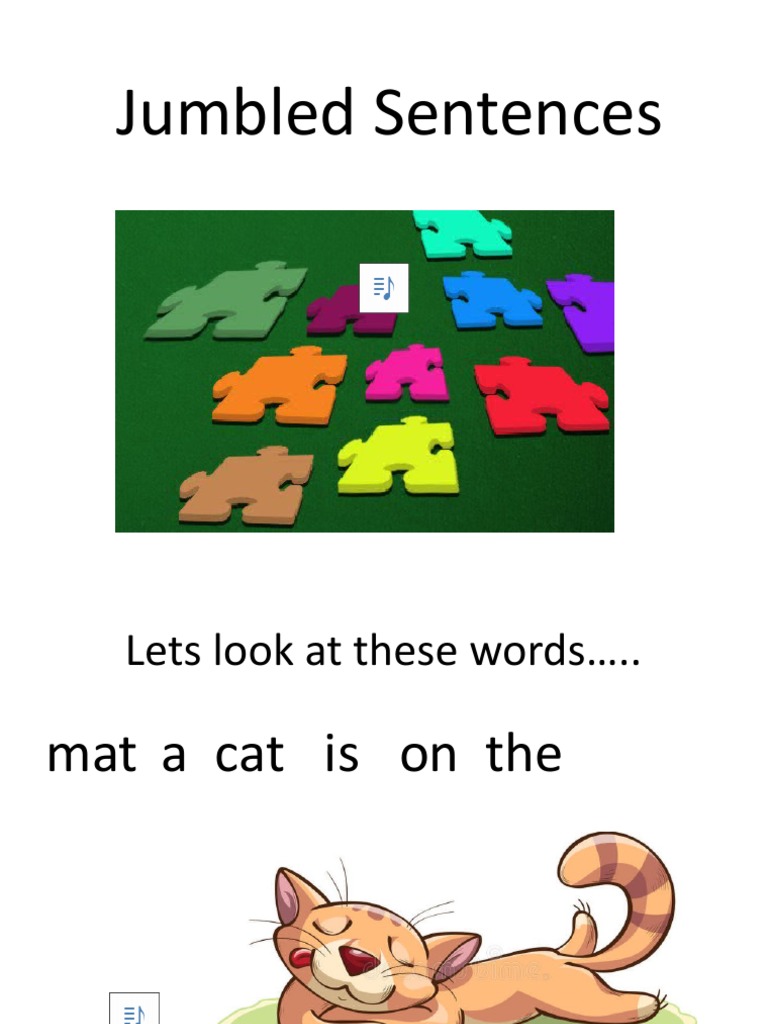Jumbled Sentences for Young Learners | PDF