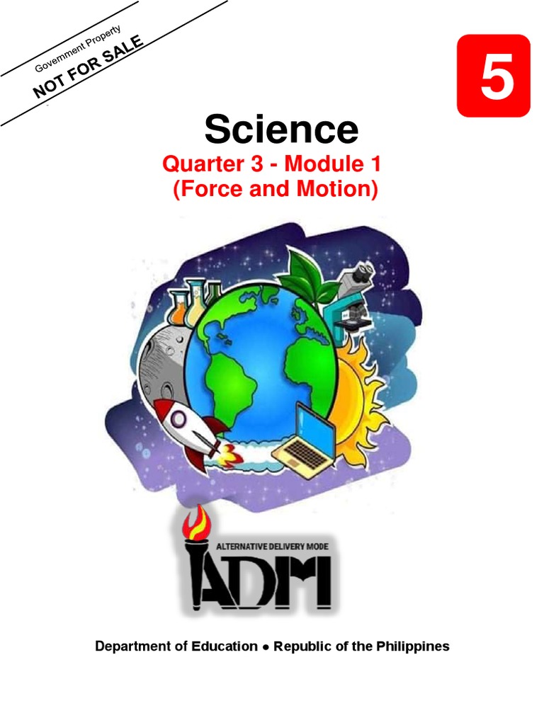 Science: Quarter 3 - Module 1 (Force and Motion) | PDF | Speed | Force
