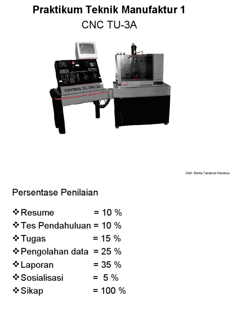 Modul CNC TU 3A...... | PDF | Metode & Bahan Ajar