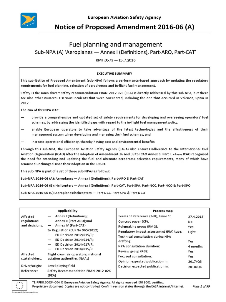 Npa 2016-06 (A) | PDF | Aerodrome | Policy