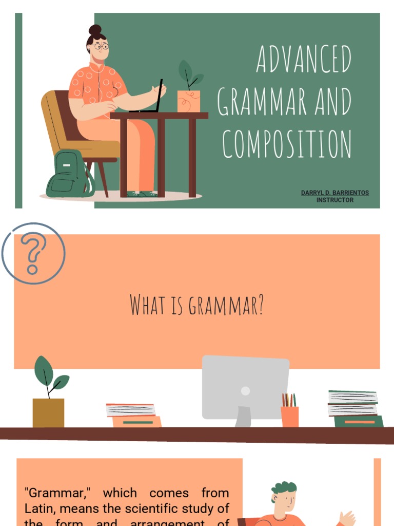 Advanced Grammar and Composition Guide | PDF | Part Of Speech ...