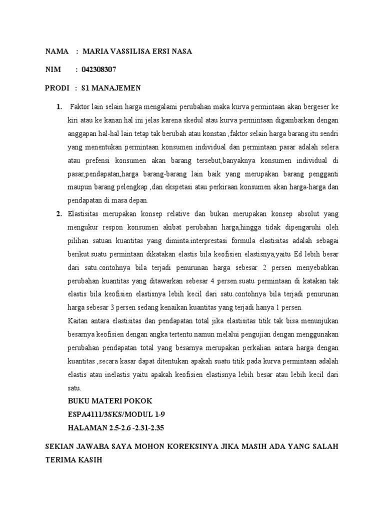 Pengantar Ekonomi Mikro 2 | PDF