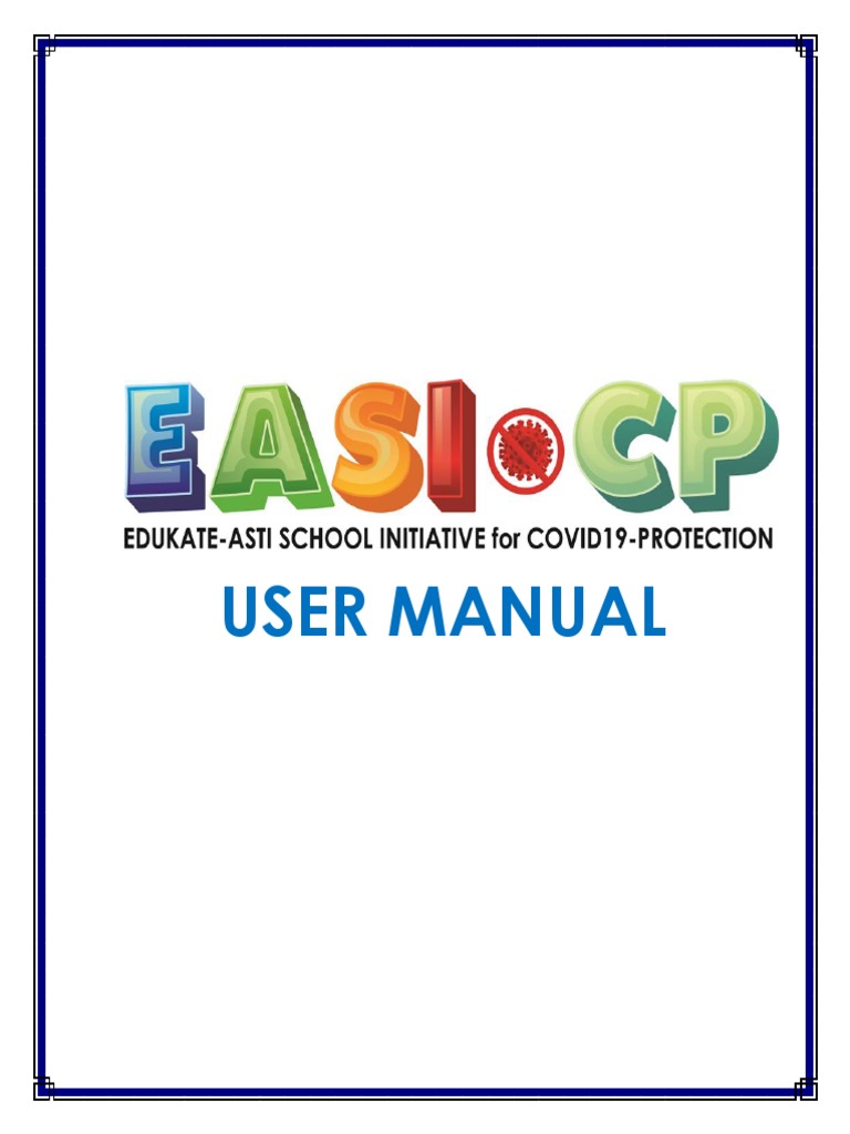 User Manual - EASI - CP | PDF | Educational Technology | Multimedia