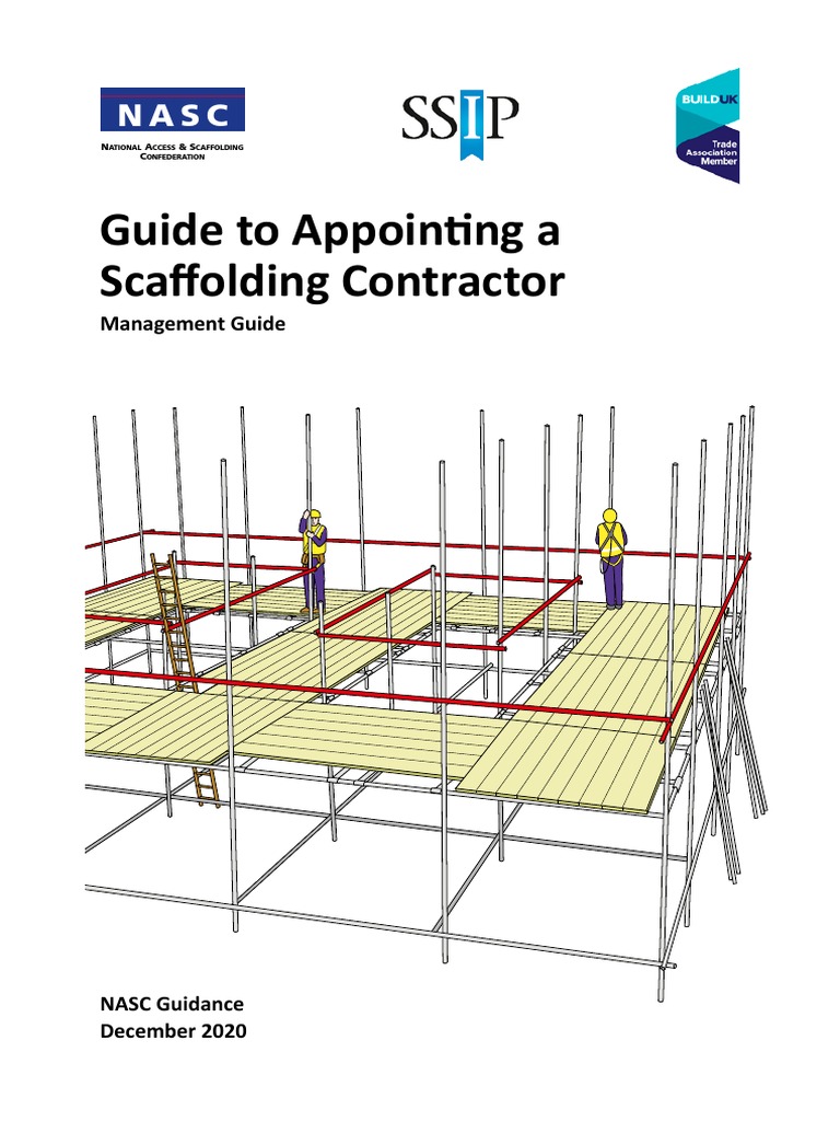 NASC - Guide To Appointing A Scaffoldin Cover FINAL | PDF | Scaffolding ...