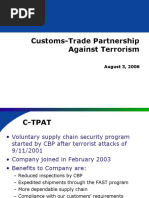 C-TPAT Slides | PDF | Physical Security | Customs