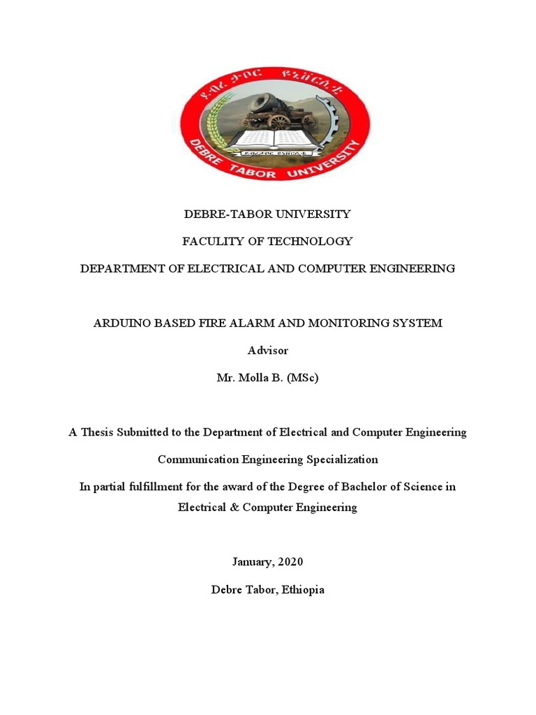 Arduino Based Fire Alarm and Monitoring System | PDF | Amplifier | Arduino