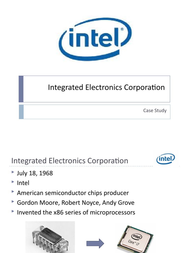 Integrated Electronics Corporation: Case Study | PDF | Intel | Swot Analysis