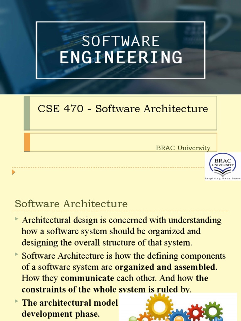 CSE 470 - Software Architecture: BRAC University | PDF | Software ...