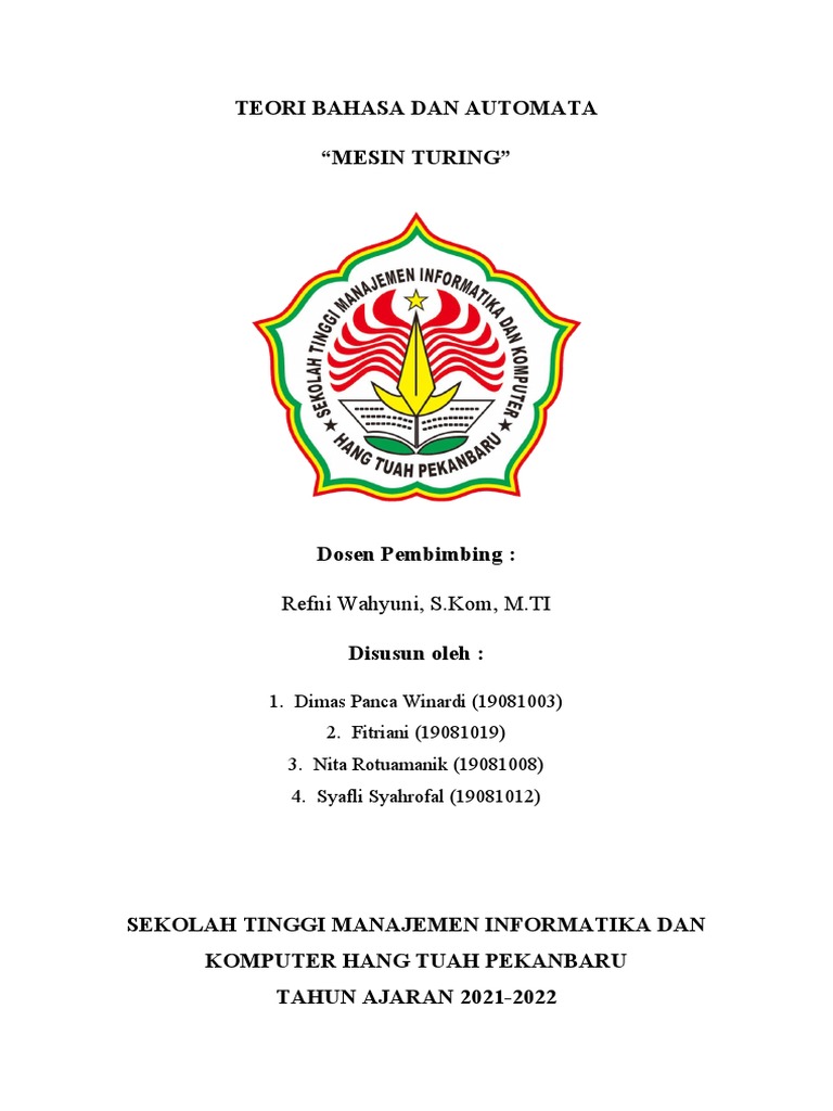 Kelompok 7 Mesin Turing | PDF