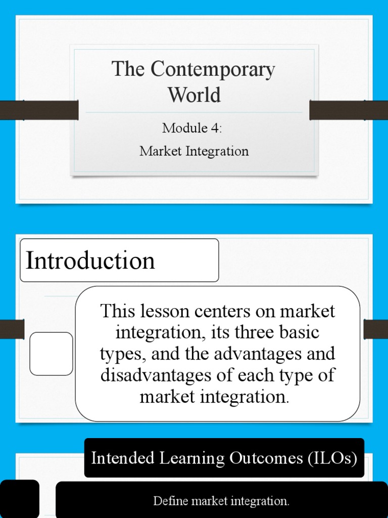 Module 4 - Market Integration | PDF | Multinational Corporation ...