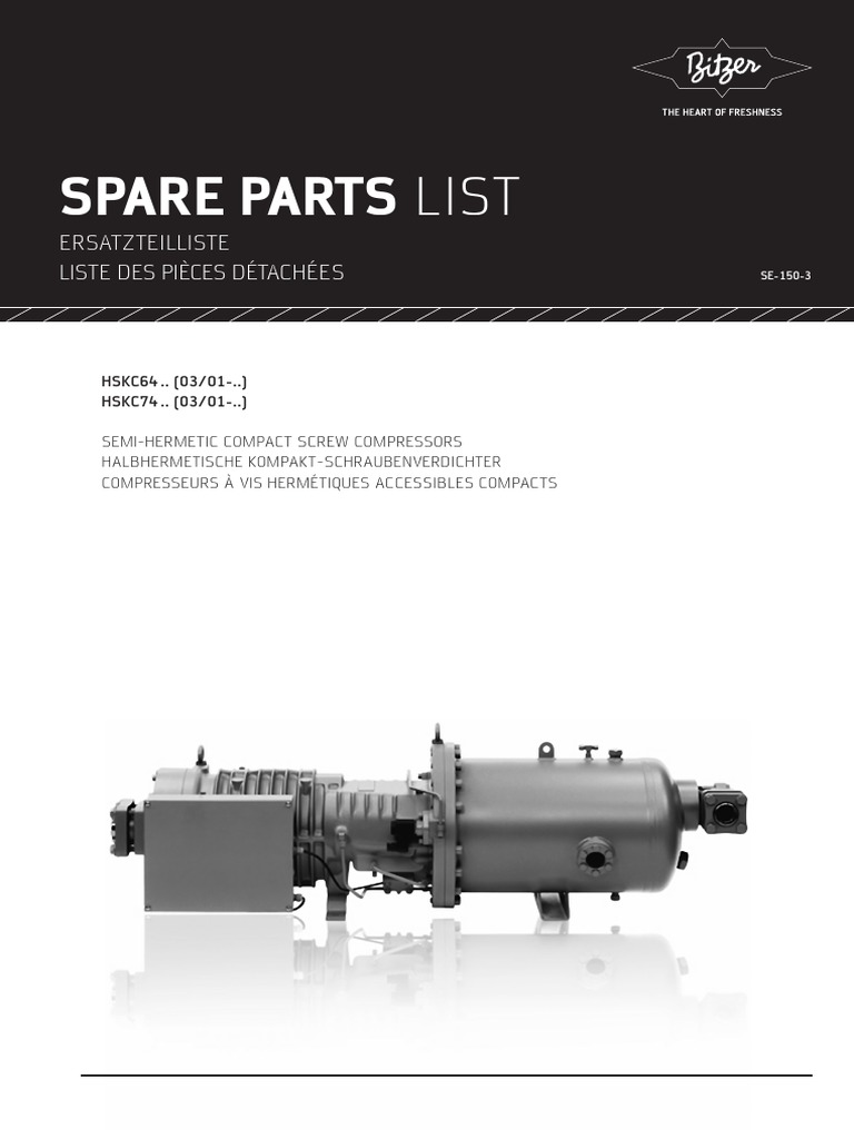 HSKC Bitzer Spare | PDF