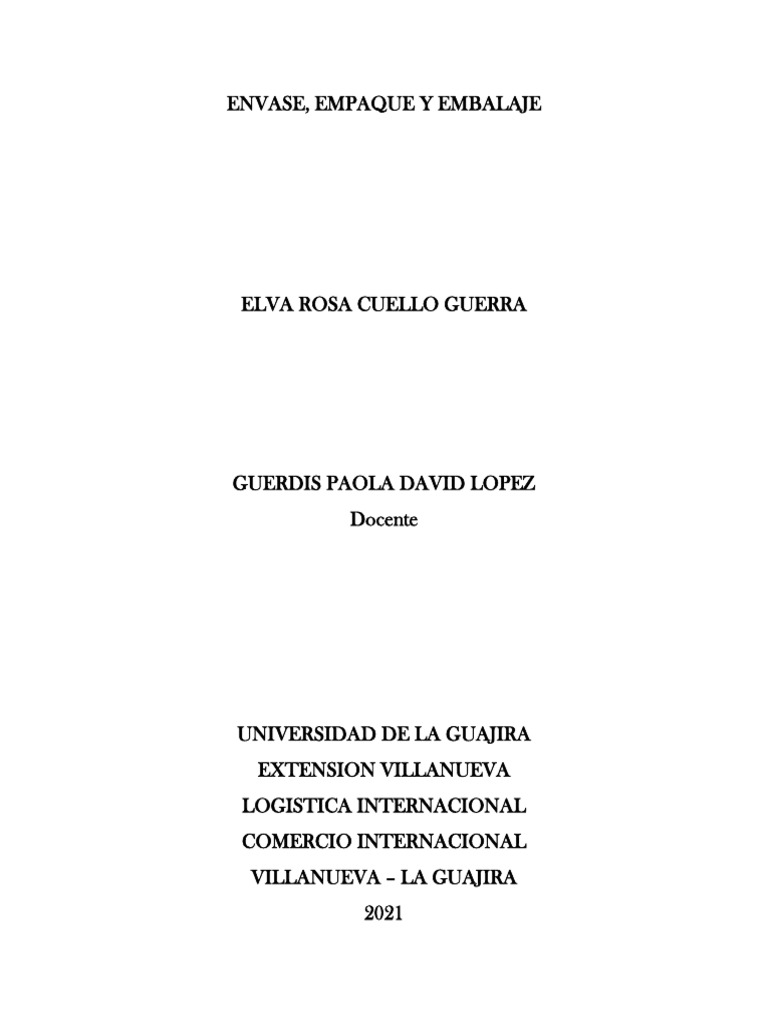 Envase Empaque Y Embalaje Descargar Gratis Pdf Cartón Papel