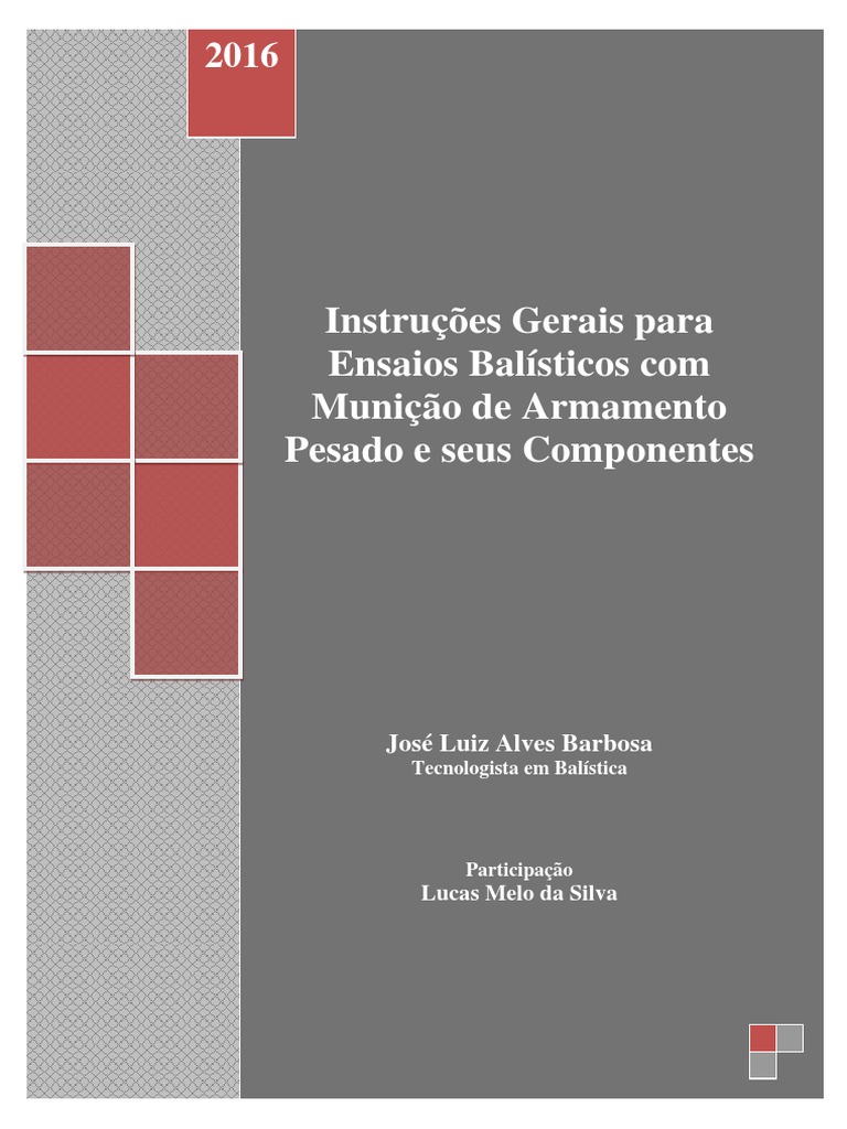 Balística Terminal - Ensaios Balísticos | PDF | Audição | Pólvora