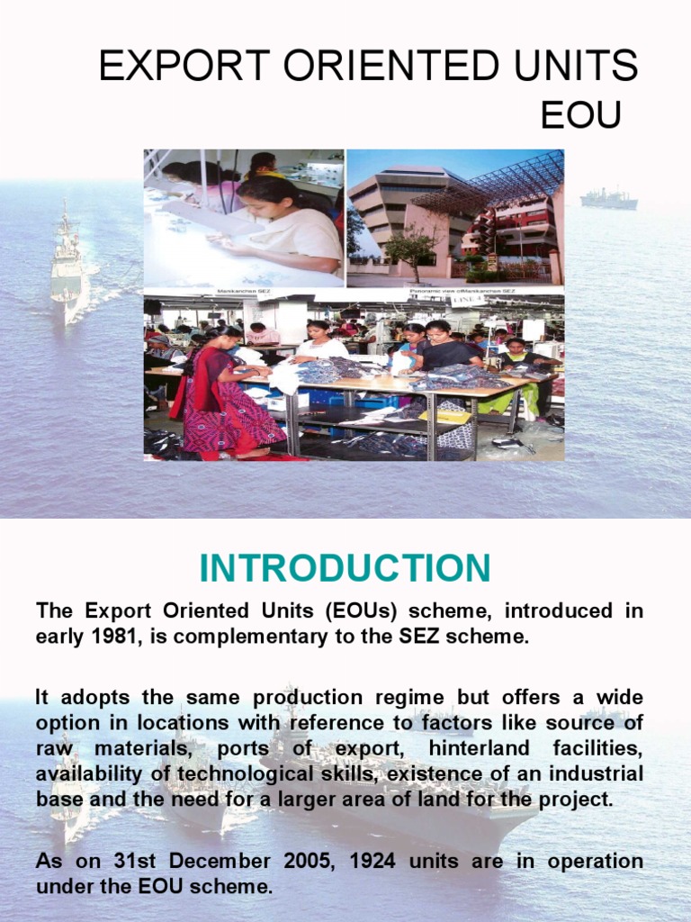 Export Oriented Units | PDF | Electronic Waste | Economies