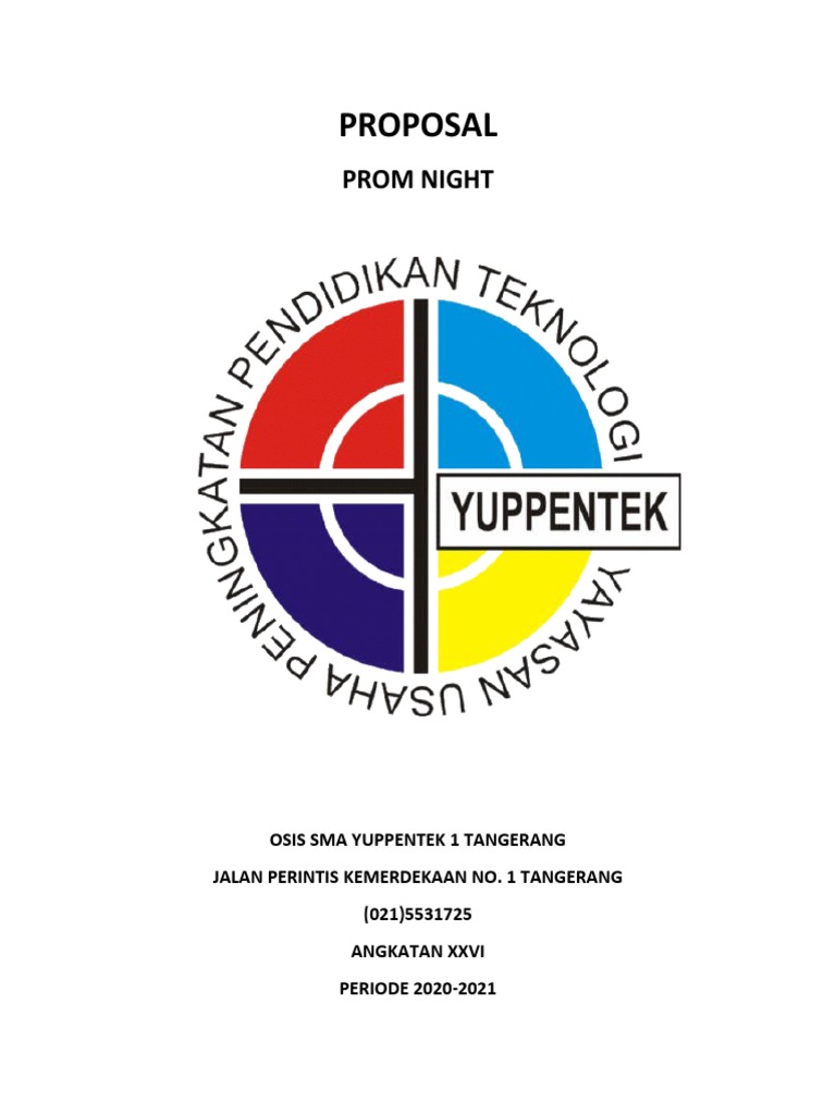 PROPOSAL Prom Baru 2020 2021 | PDF