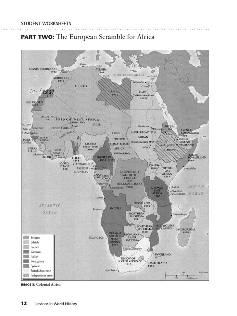 African Imperialism Worksheets | PDF | Violence