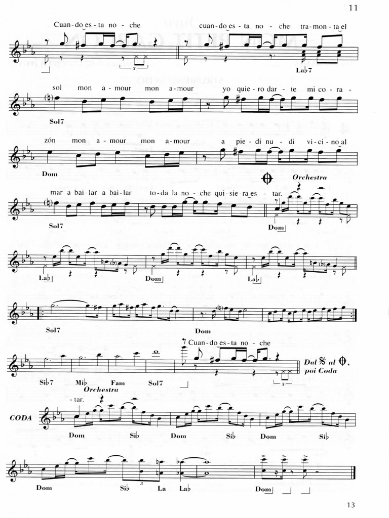 Spartito - Gigi D'Alessio - Mon Amour - 04 | PDF