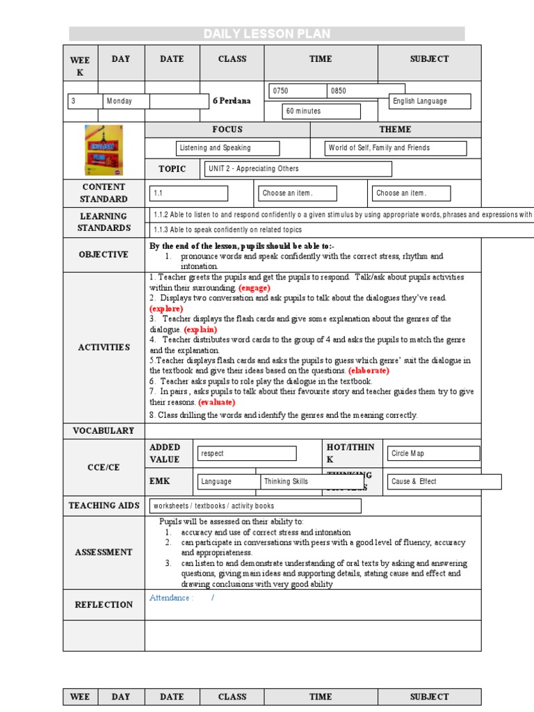 5e Lesson Plan | Download Free PDF | Lesson Plan | Cognition