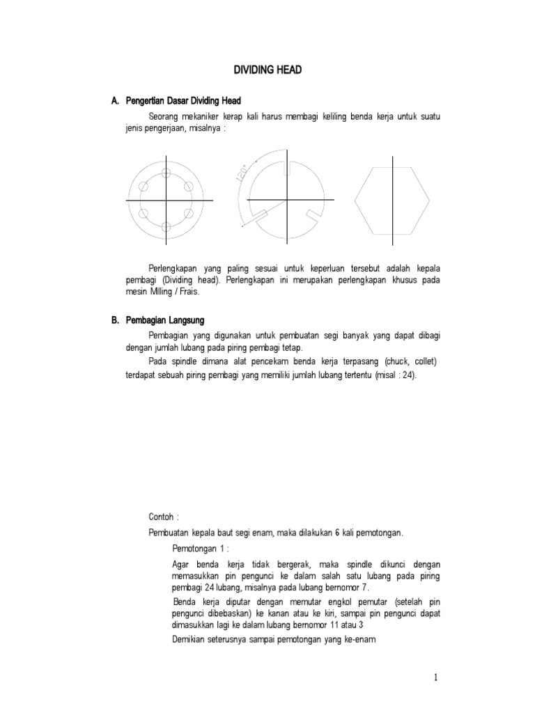 Modul Milling Dividing-Head | PDF