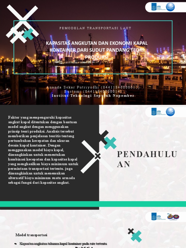 Tugas Pemodelan Transportasi Laut - Ananda Sekar Putriyodhi Dan Bustomi - PPT | PDF