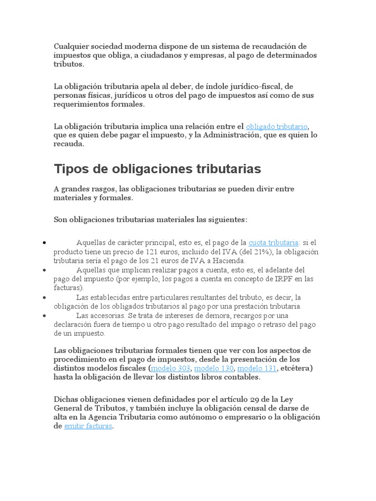 Que Es Tributaria | PDF