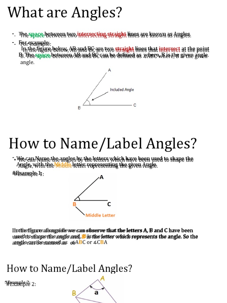 What Are Angles?: Space | PDF | Angle | Classical Geometry