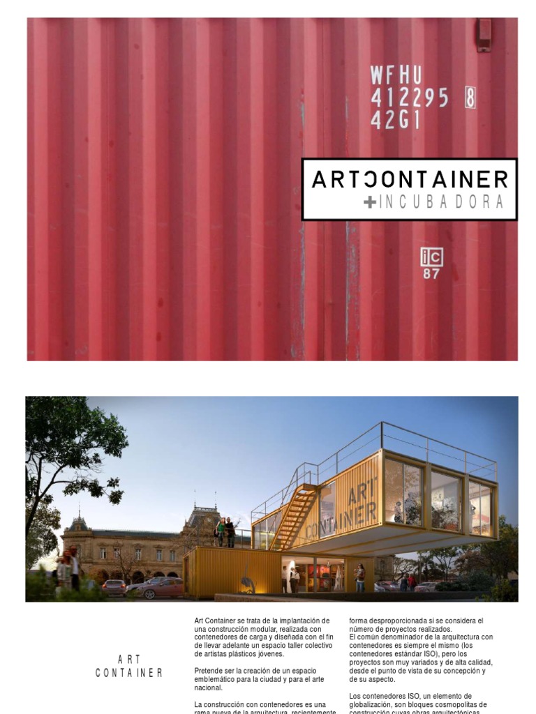 Incubadora de Artistas en Contenedores | PDF | Artes (general)
