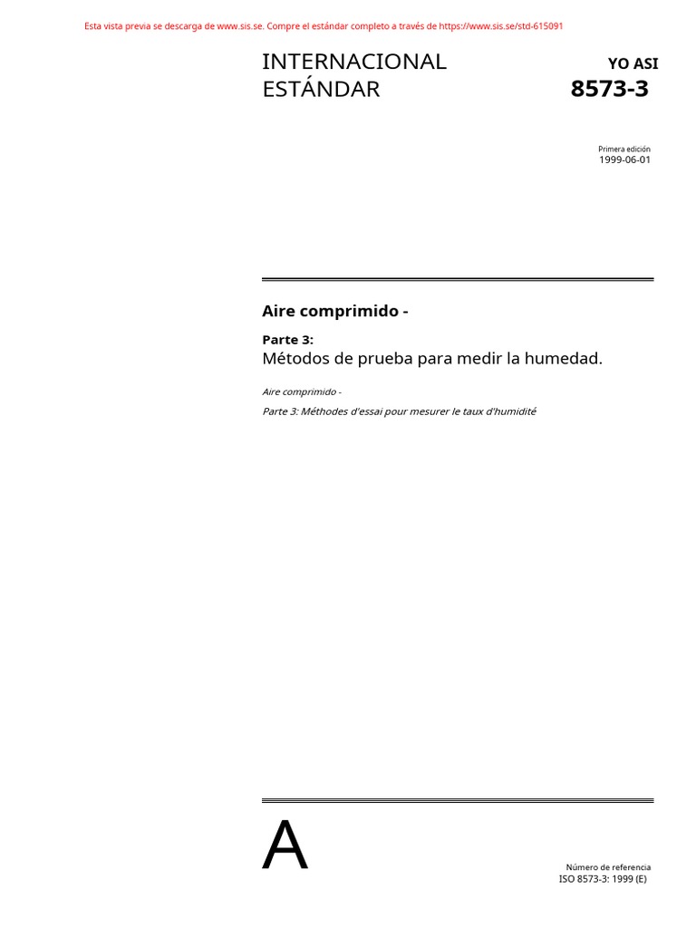 ISO 8573 3 EN - Pdf.en - Español | PDF | Organización internacional ...