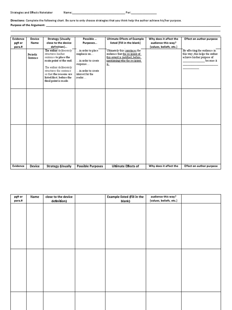 Deliberately Structures His/her Sentence To Place The | Download Free ...