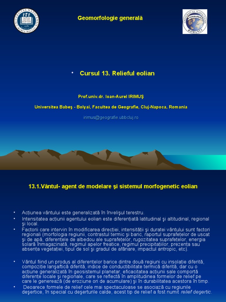 C13 Relieful Eolian | PDF